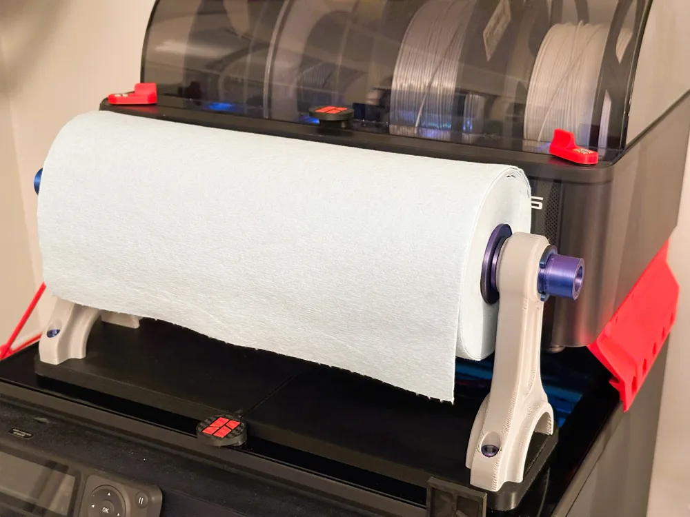STUBBY ROD PAPER TOWEL HOLDER - Free 3D Print Model - MakerWorld