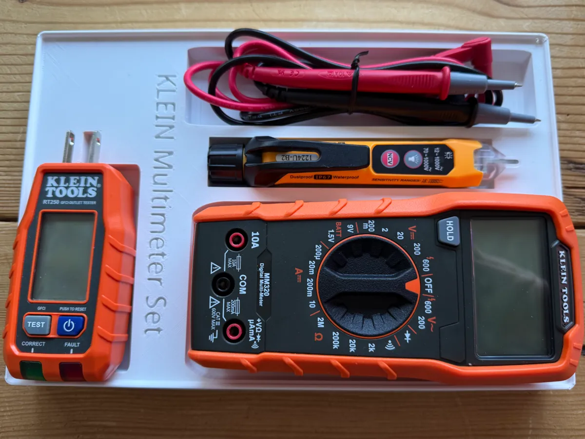 Klein Multimeter Set Gridfinity Bin (4x6) - Free 3D Print Model ...