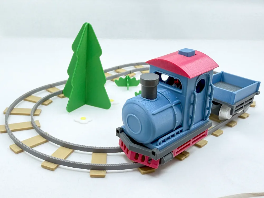 Compact A4 Railway (Electric train set) by 唐宋打油 TangSong - MakerWorld