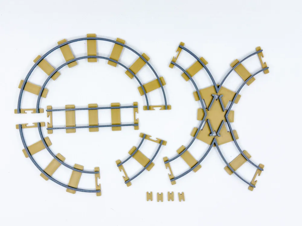 Compact A4 Railway (Electric train set) by 唐宋打油 TangSong - MakerWorld