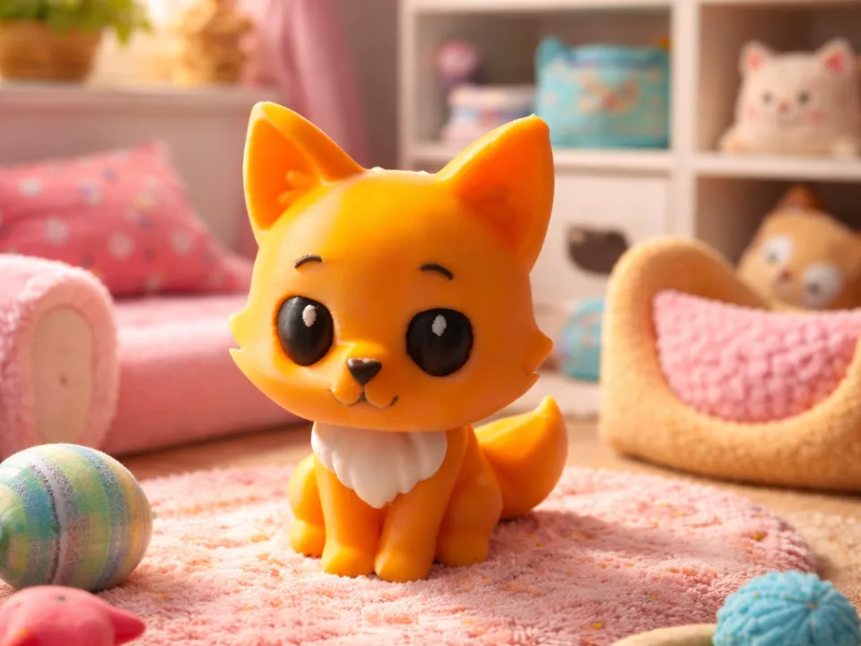 Cute Chibi Cat – Perfect for Decoration, Gift - Free 3D Print Model ...