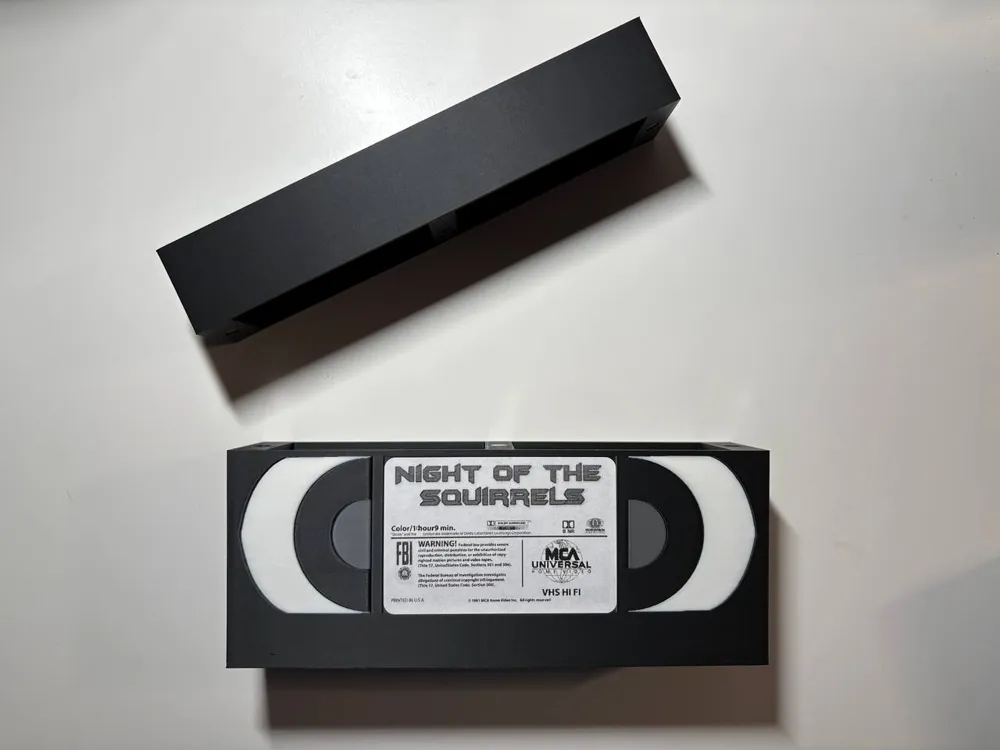 VHS Tape MTG Deck Box by Donkey MakerWorld: Download Free 3D Models