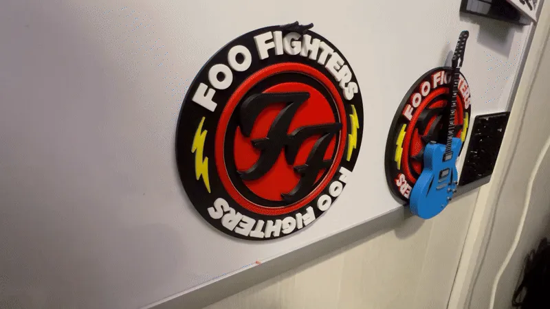 Foo-Fighters-Sticker/Magnet im Band-Design von ADay MakerWorld ...