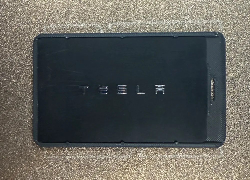 Tesla Key Card Holder - Free 3D Print Model - MakerWorld