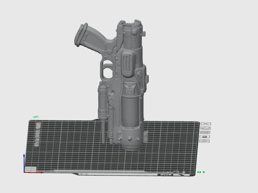 Futuristic Sci-Fi Blaster Prop – Modular Design - Free 3D Print Model ...