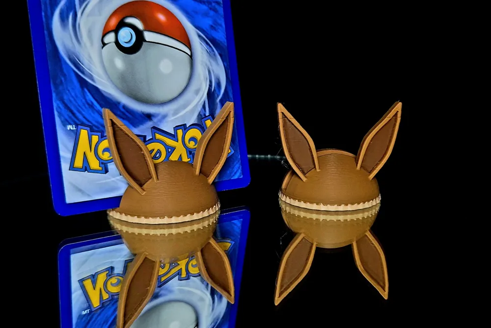 Eevee Mini Card Stand by Neavos MakerWorld: Download Free 3D Models
