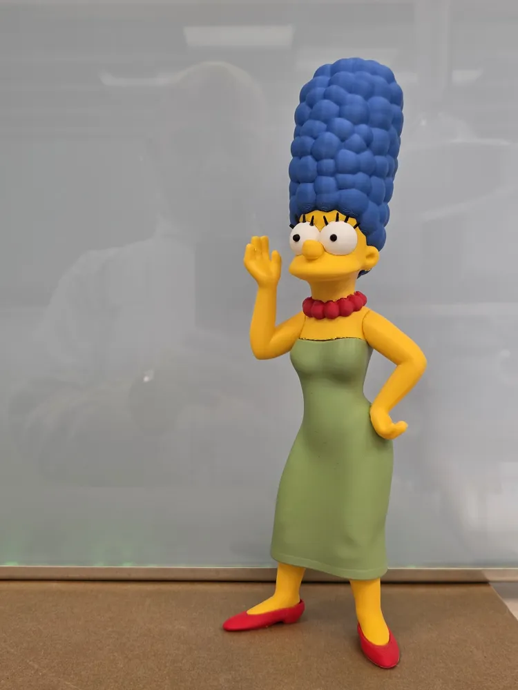 Marge Simpson / NO AMS - Free 3D Print Model - MakerWorld