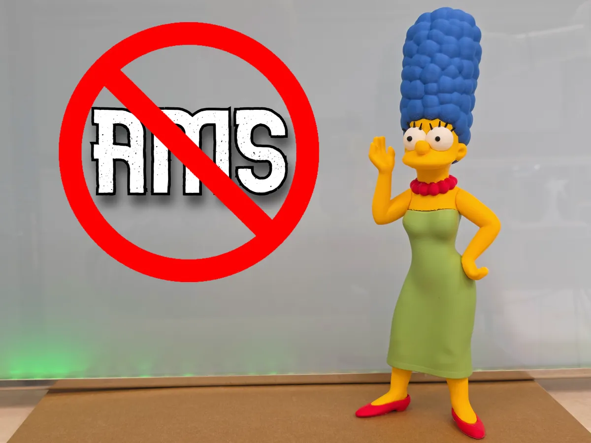 Marge Simpson / NO AMS - Free 3D Print Model - MakerWorld
