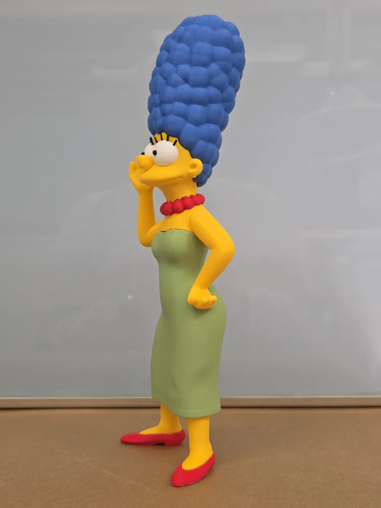 Marge Simpson / NO AMS - Free 3D Print Model - MakerWorld