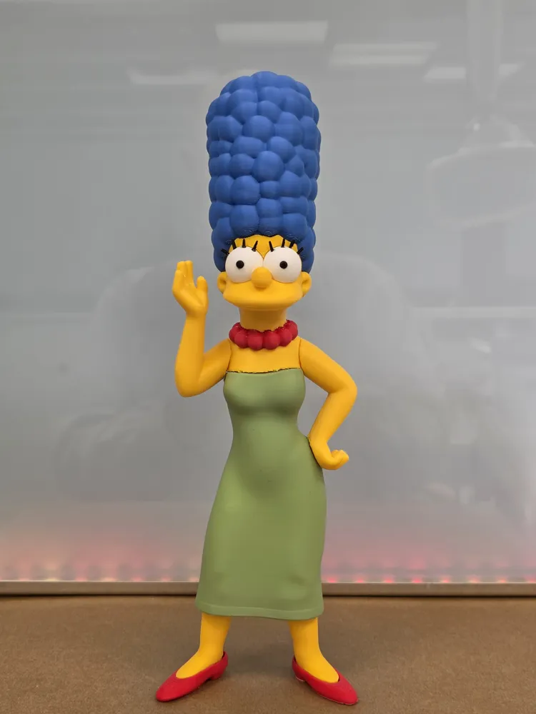 Marge Simpson / NO AMS - Free 3D Print Model - MakerWorld