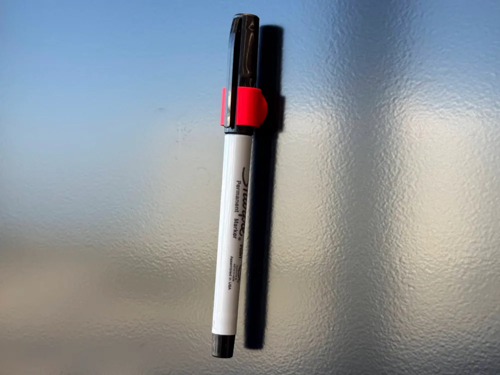 Magnetic Clamp for Ultra-Fine Point Sharpie - Free 3D Print Model ...