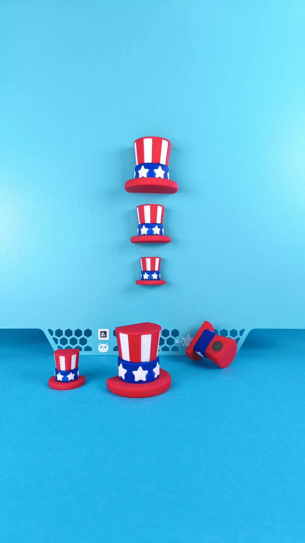 Uncle Sam Hat Magnets – 4th of July Edition by Valeria Momo & Mattia ...