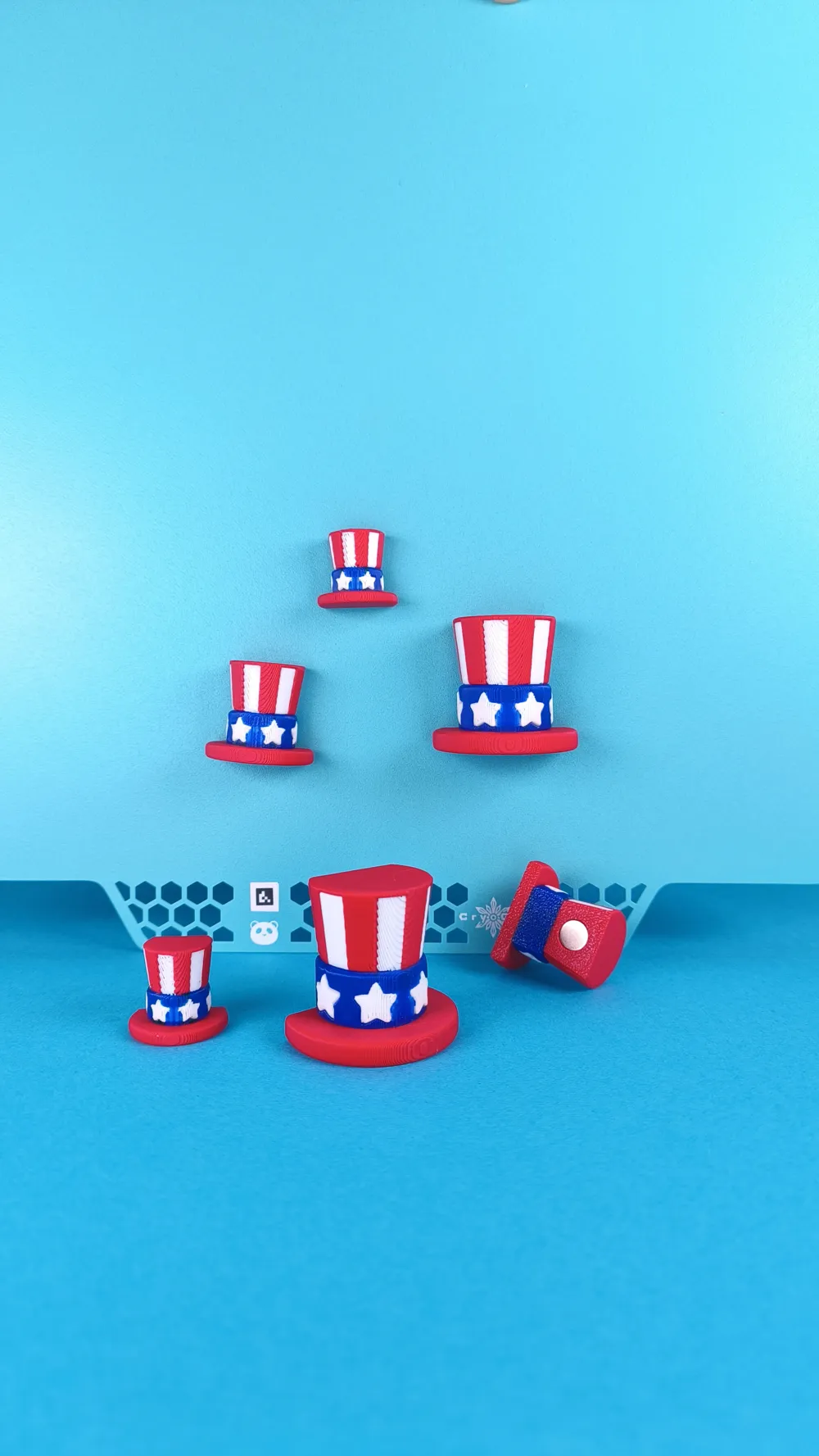 Uncle Sam Hat Magnets – 4th of July Edition by Valeria Momo & Mattia ...