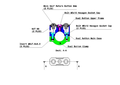 motorcycle button panel for remote control by Davcat - MakerWorld