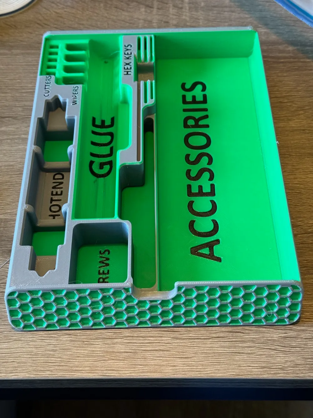 AMS RISER - Honeycomb Riser Drawer - 3 Color AMS Remixed by user_1259880371 - MakerWorld