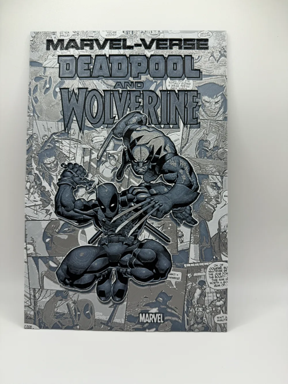 Deadpool & Wolverine - Comic Hueforge by Canadian Gamer - MakerWorld