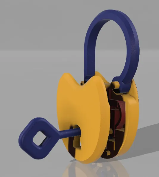 Functional Padlock - No Hardware/Supports by Josh Samuels MakerWorld ...