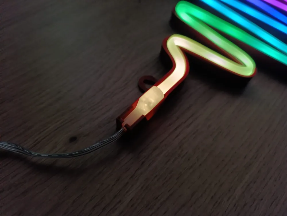 Decorative Neon (LED) light - Free 3D Print Model - MakerWorld