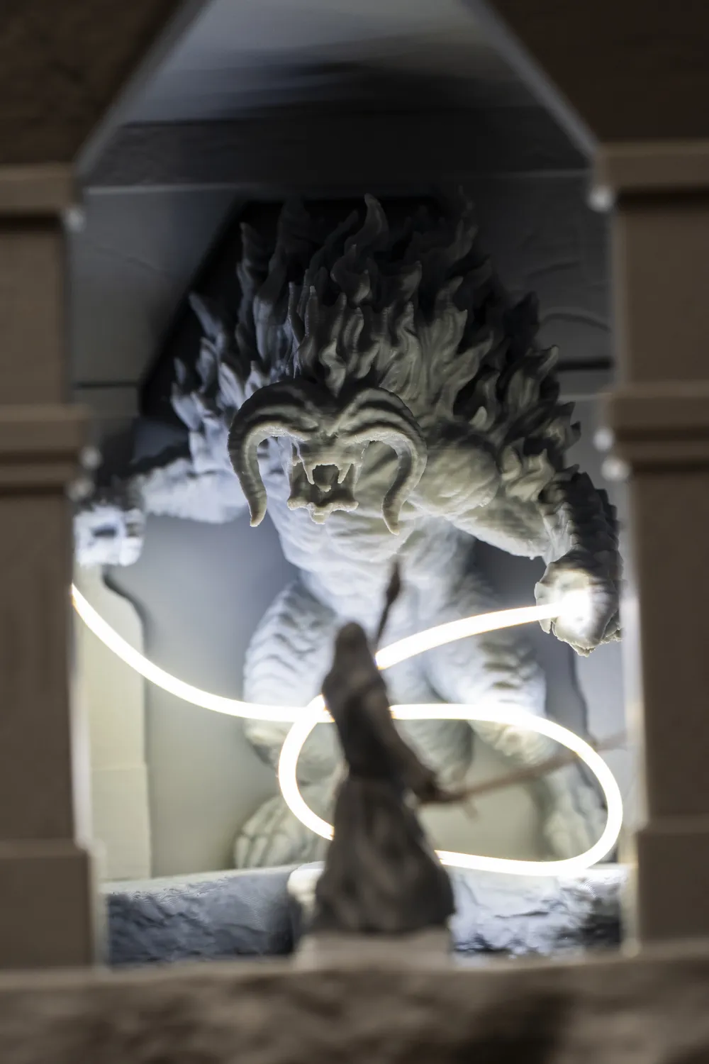 Gandalf vs Balrog Book Nook - Lord of the Rings - Free 3D Print Model ...