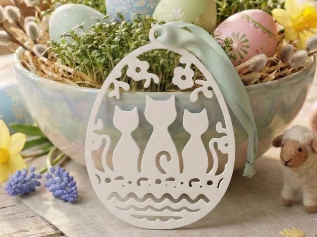 Easter Egg decorations to hanging - Free 3D Print Model - MakerWorld