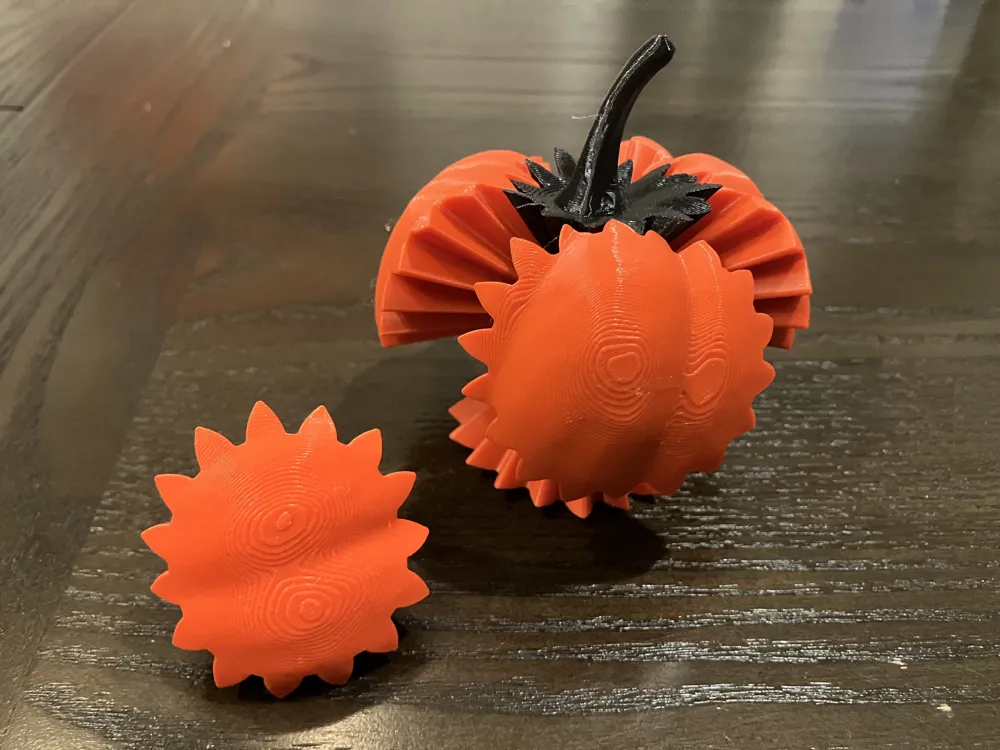 Pumpkin Gear Toy – Halloween Fidget by SpiderPrinter MakerWorld ...