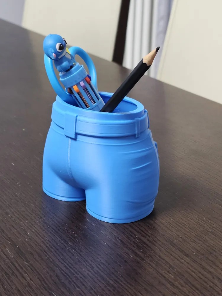 Jeans Pen Holder - Female shape - Homee Creations - Free 3D Print Model ...