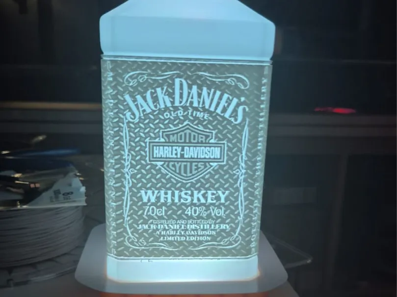 Litho - Jack Daniels - Harley Davidson - Free 3D Print Model - MakerWorld