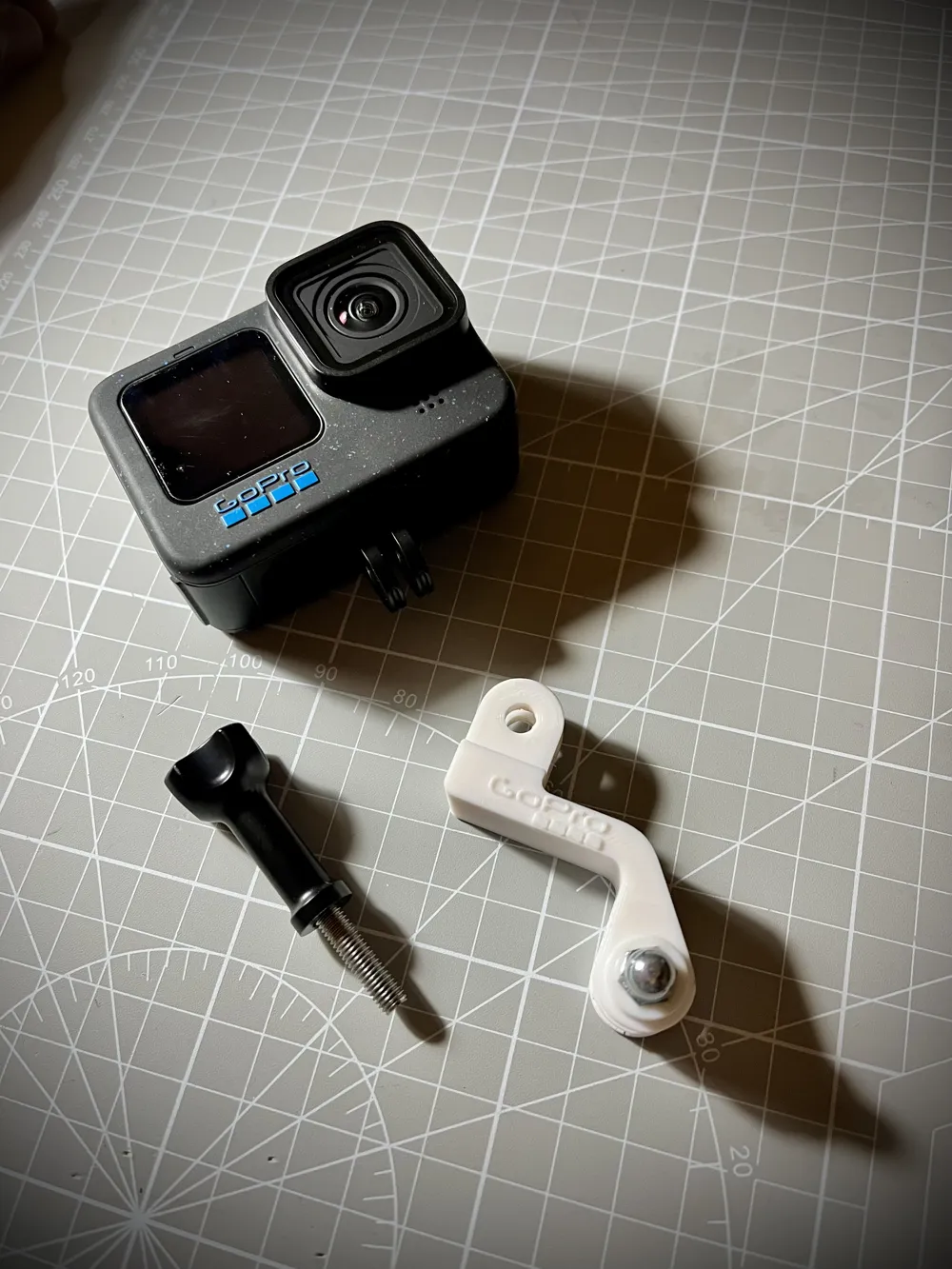GoPro Horizontal Mount - Free 3D Print Model - MakerWorld