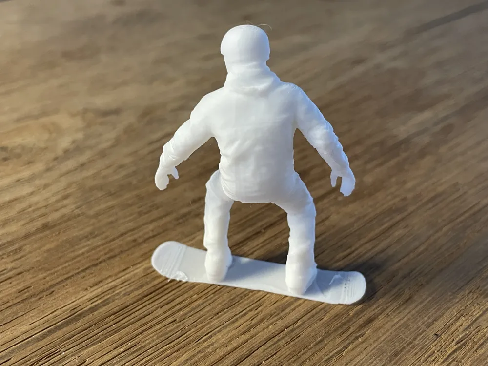 Little Snowboarder - Free 3D Print Model - MakerWorld