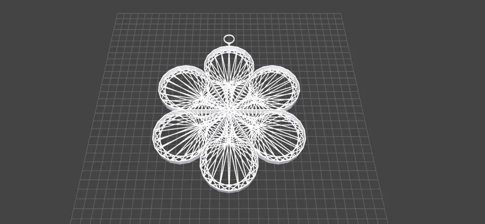 String Art Flower Remixed by Hingefallen MakerWorld: Download Free 3D ...