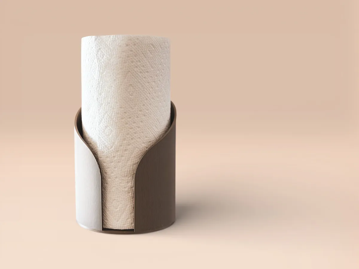 Elegant Paper Towel Dispenser - Free 3D Print Model - MakerWorld