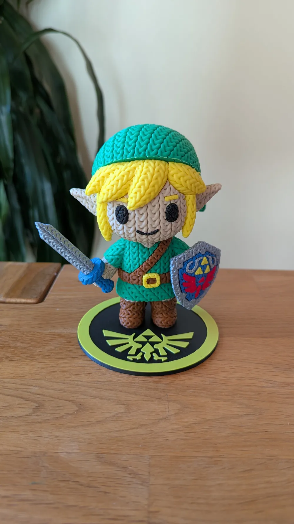 The Legend of Zelda base for Link knitted - Free 3D Print Model ...