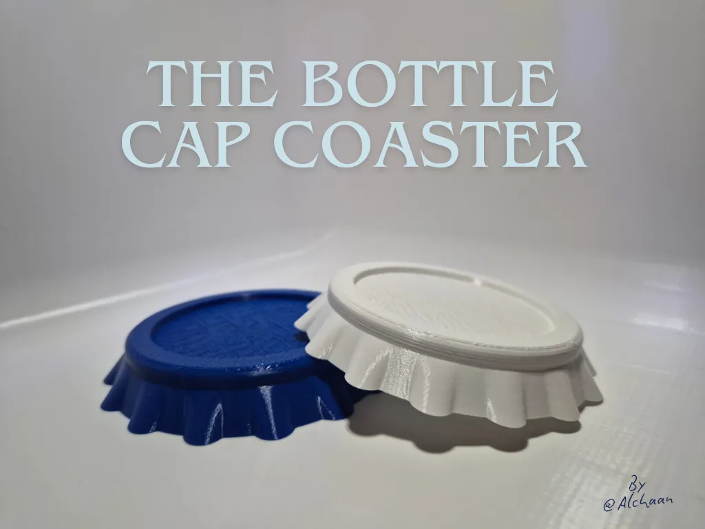The Bottle Cap Coaster - Free 3D Print Model - MakerWorld