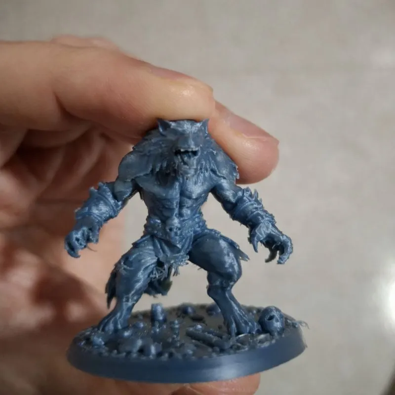 Savage Werewolf – Mini for D&D and role-playing games - Free 3D Print ...
