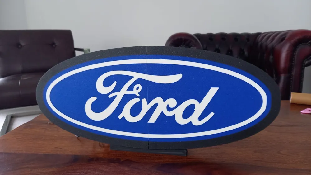 Large Ford Lightbox - Free 3D Print Model - MakerWorld