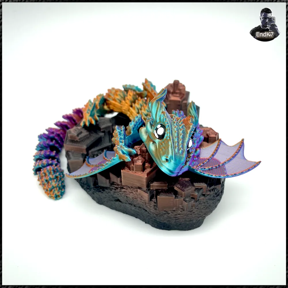 Glorious Wyvern - Articulated - magnetic - Free 3D Print Model - MakerWorld