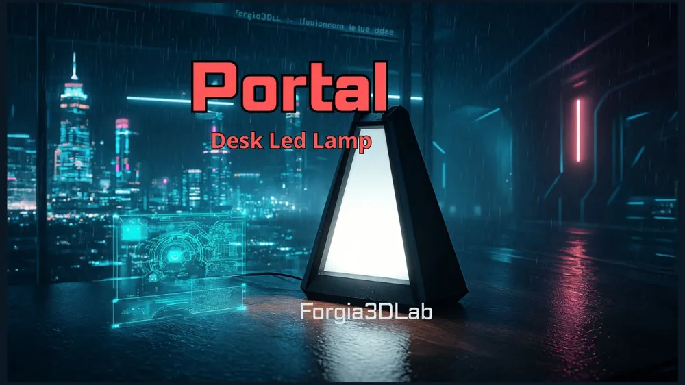 PORTAL - FUTURE LED LAMP by Forgia_3D_Lab MakerWorld: Download Free 3D ...