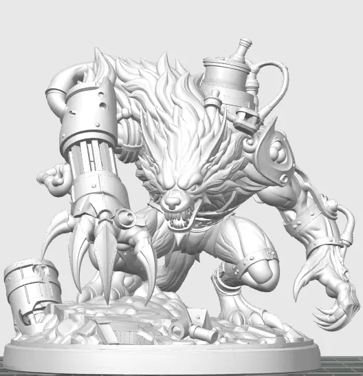 Warwick League Of Legends - Free 3D Print Model - MakerWorld
