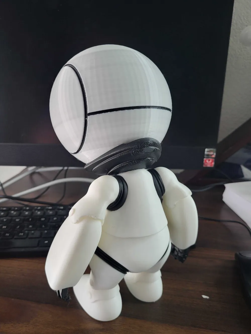 Marvin the Android's Head(120mm Diameter) by scott.messina - MakerWorld