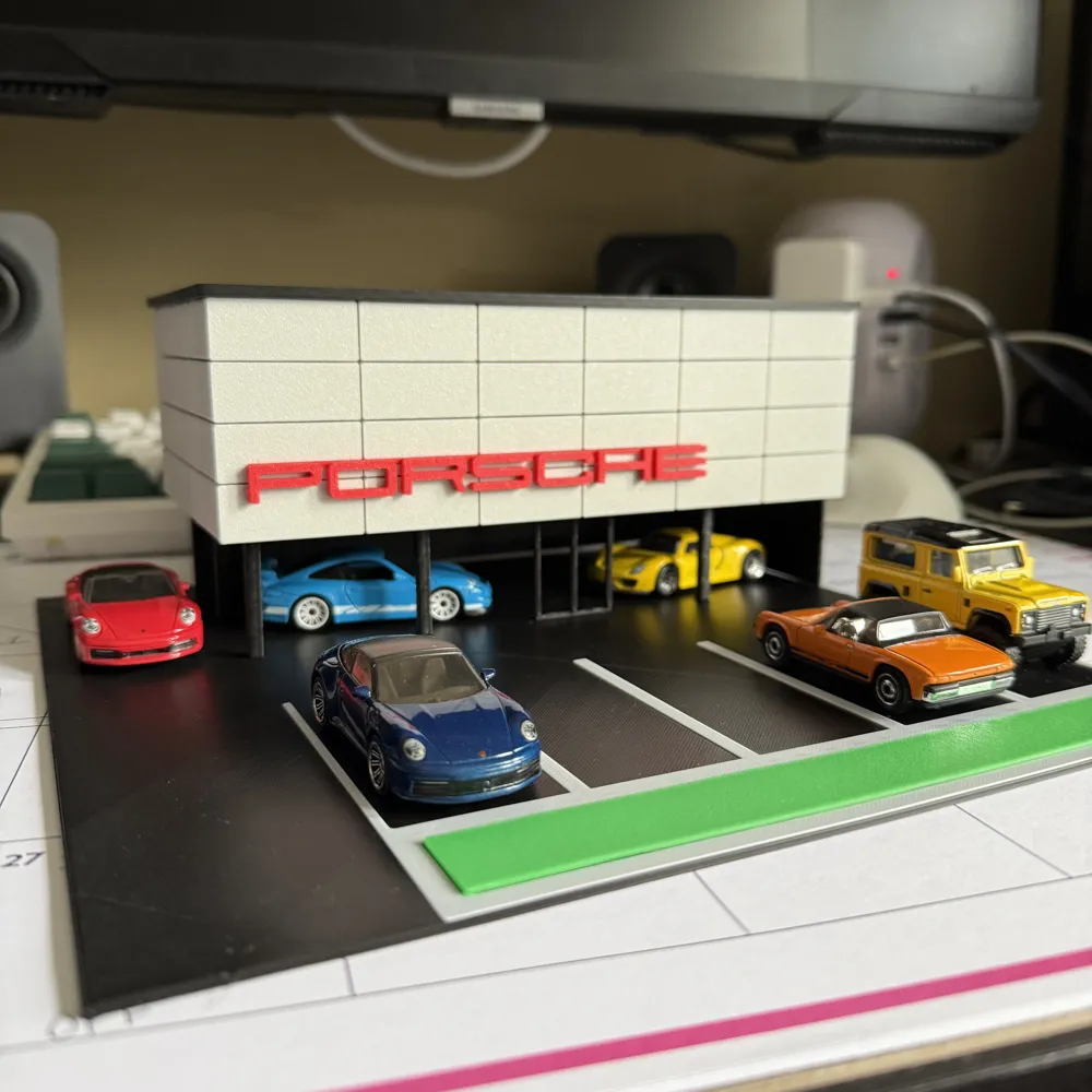 1:64 Model Porsche Dealership - Free 3D Print Model - MakerWorld