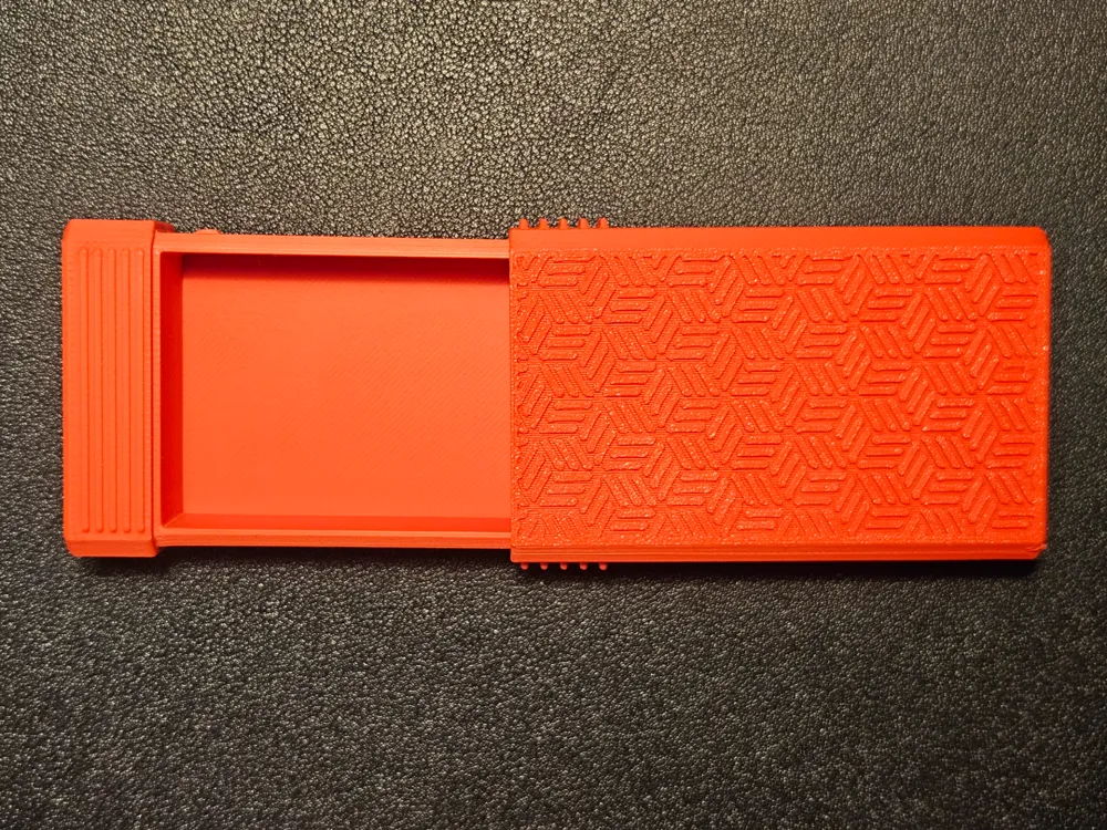 Small Slide Box With Japanese Pattern | No support - Free 3D Print ...