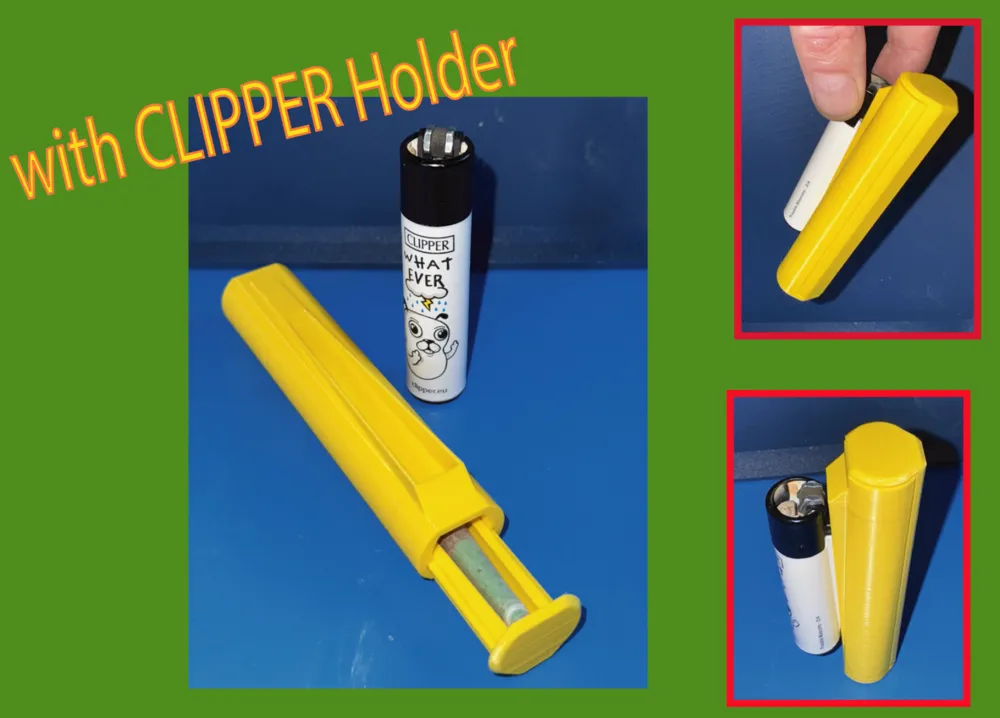 magnetic 1 Joint Box CLIPPER Edition - weed joint by cforms MakerWorld ...