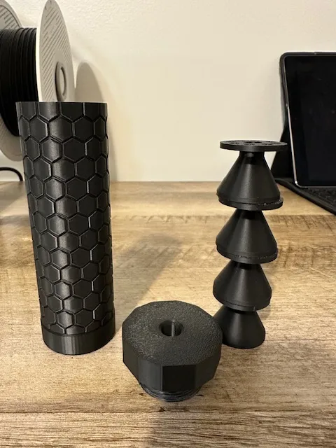 (Air Rifle) HoneyComb Moderator by Plastic_Welder - MakerWorld