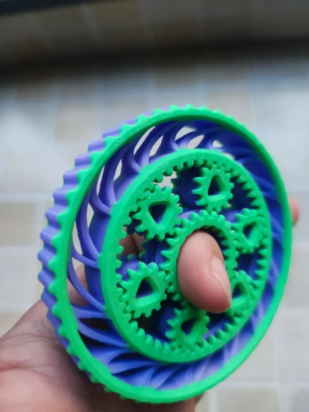 Planetary Gear Fidget Spinner by AO0o - MakerWorld