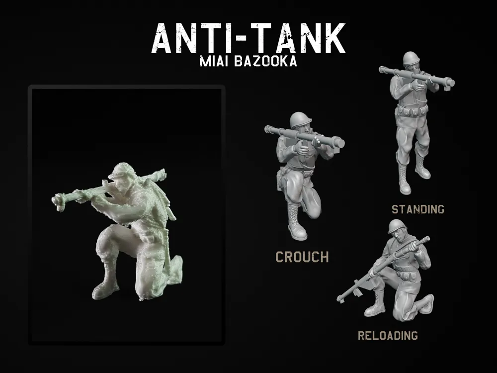 WW2 US Ground Forces Pack - Multiple poses/scales! - Free 3D Print ...