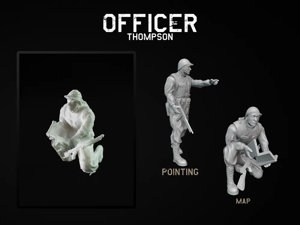 WW2 US Ground Forces Pack - Multiple poses/scales! by Christop ...
