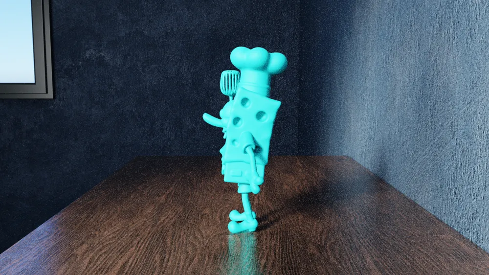 Chef Spongebob - Free 3D Print Model - MakerWorld