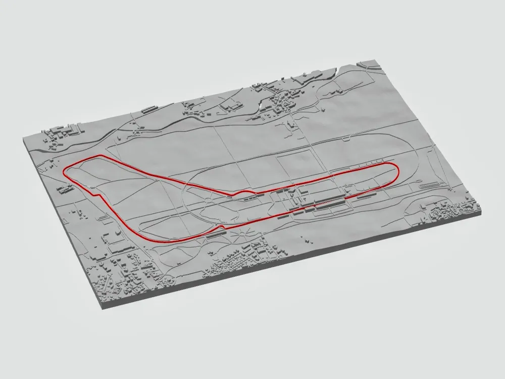 Monza Circuit 3D Miniature (Multicolor) by jarvizar MakerWorld ...