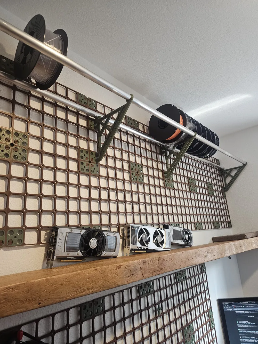 Filament Tube Rack Mount | Multiboard System by ESchlegel MakerWorld ...