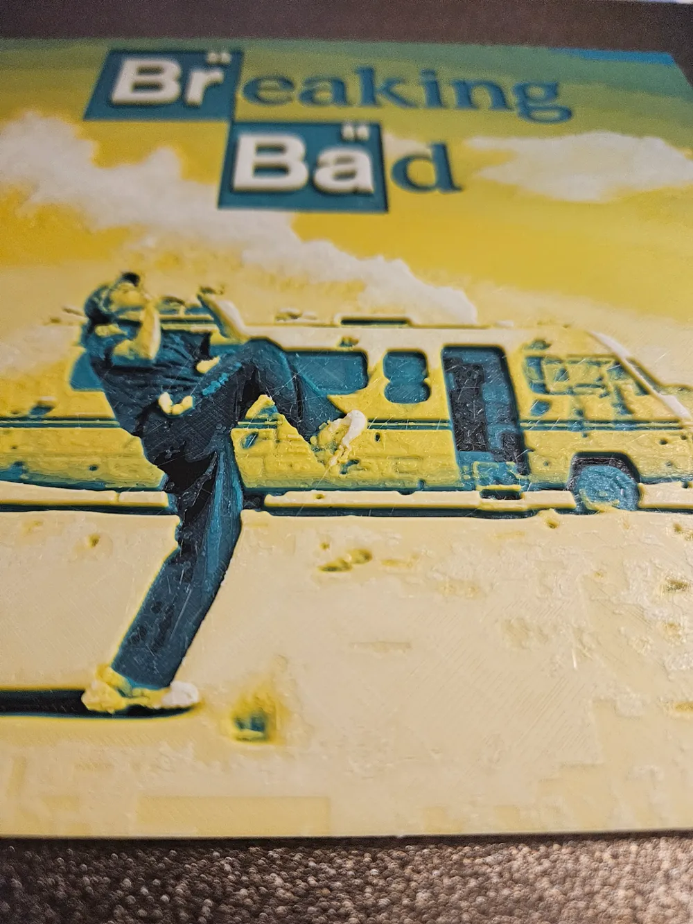 Breaking Bad Ray Gun Olympics Meme HueForge by NoProblem - MakerWorld